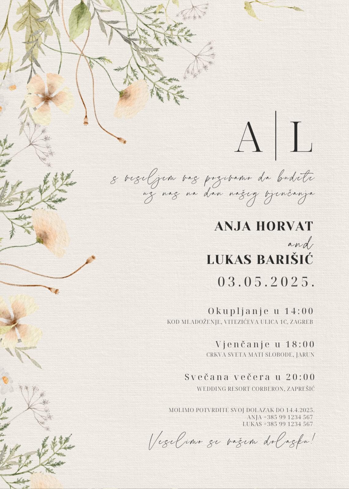 Digitalne online i print pozivnice za sve svečanosti